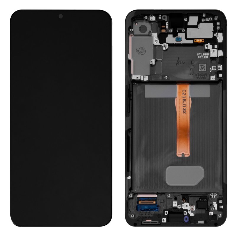 LCD compatible with Samsung S906B Galaxy S22 Plus 5G, (black, with ...