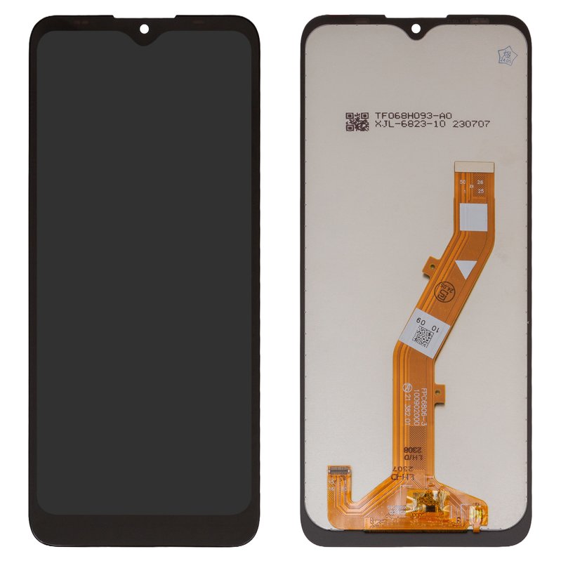 LCD compatible with Nokia C30, (black, without logo, without frame ...