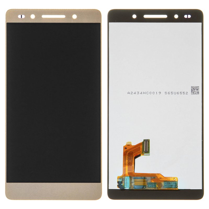 Дисплей для Huawei Honor 7, золотистый, без рамки, High Copy, PLK-L01 ...